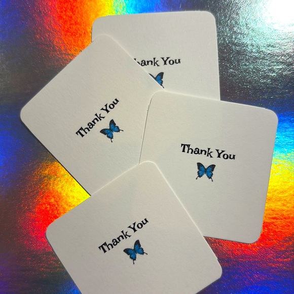 Other | Thank You Mini Cards | Poshmark